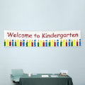 School Days Pencils Personalized Banner | Zazzle