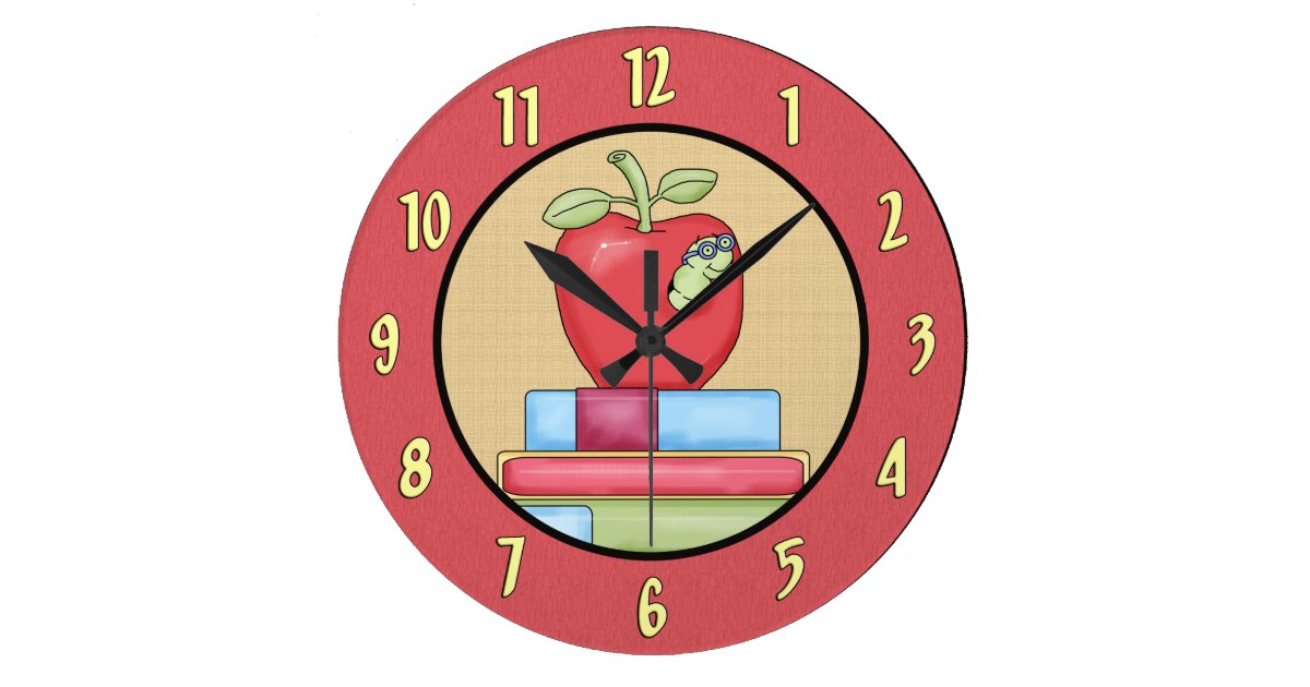 School Days Wall Clock | Zazzle.com