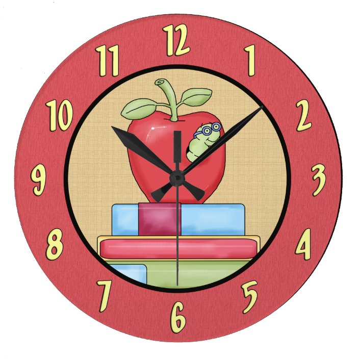 School Days Wall Clock | Zazzle.com