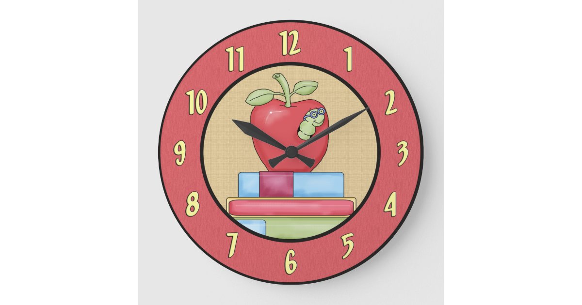 School Days Wall Clock | Zazzle