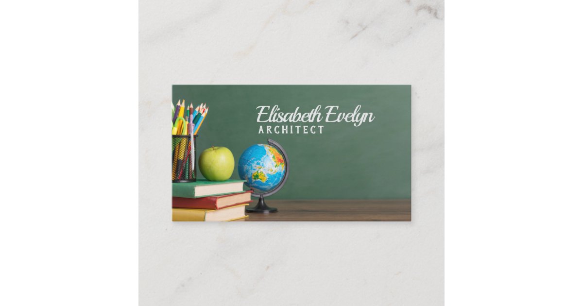 School Education Celebration Holiday Study Business Card | Zazzle