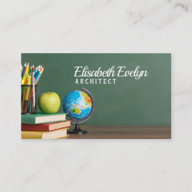 School Education Celebration Holiday Study Business Card | Zazzle