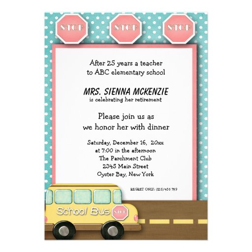 School Event 5" X 7" Invitation Card | Zazzle