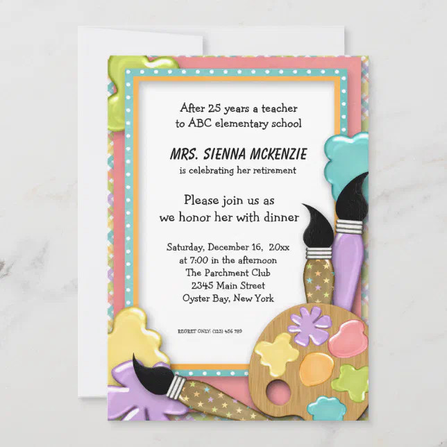 School Event Invitation | Zazzle