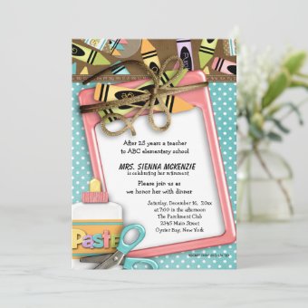 School event invitation | Zazzle