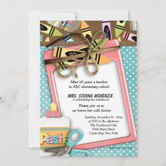 School event invitation | Zazzle