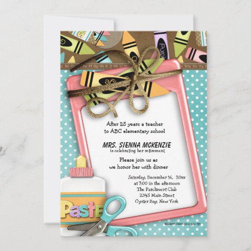 School event invitation | Zazzle