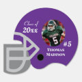 School Football Helmet | Purple Yard Sign | Zazzle