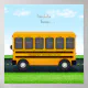 School Friends Personalized School Bus 6 Photos Poster | Zazzle