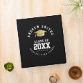 School Grad Graduate Graduation Black 3 Ring Binder | Zazzle