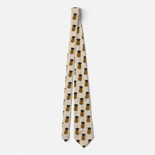 School Graduate Potato Neck Tie | Zazzle