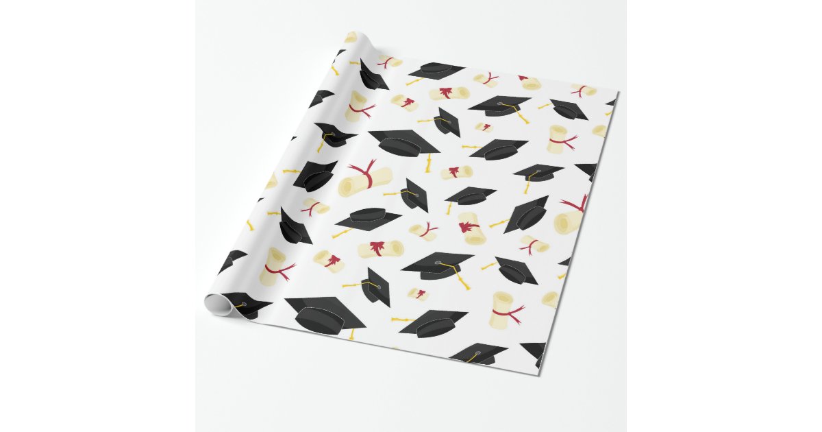 School Graduation Congratulations Wrapping Paper | Zazzle