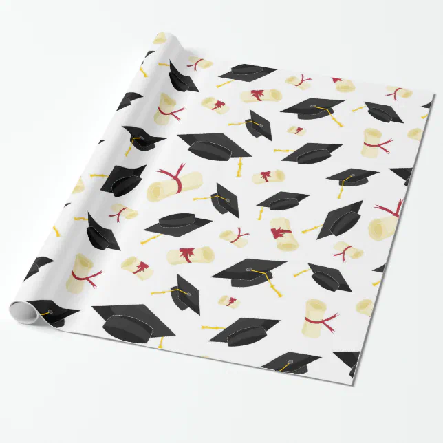 School Graduation Congratulations Wrapping Paper | Zazzle