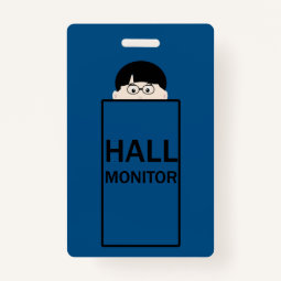 School Hall Monitor Badge | Zazzle