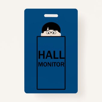 School Hall Monitor Badge | Zazzle