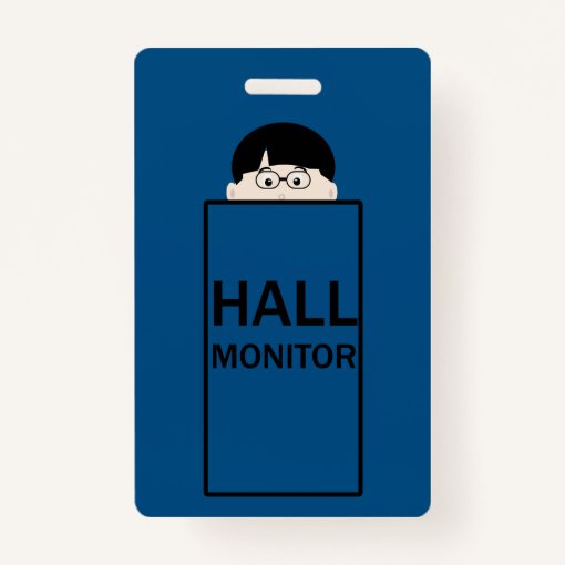 School Hall Monitor Badge | Zazzle