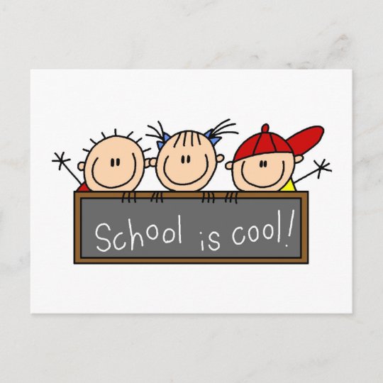 School is Cool Postcard | Zazzle.com
