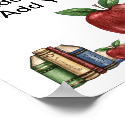 School / Library / Classroom Poster - SRF | Zazzle