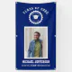 School logo or mascot Blue Photo Graduation Banner | Zazzle