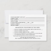 School Mascot Class Reunion RSVP Card | Zazzle