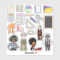 School Math Teacher Stickers | Zazzle