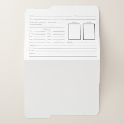 School Memory Box File Folders | Zazzle