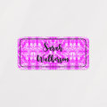 School Name Font, Pink Girl's School Clothing Kids' Labels | Zazzle