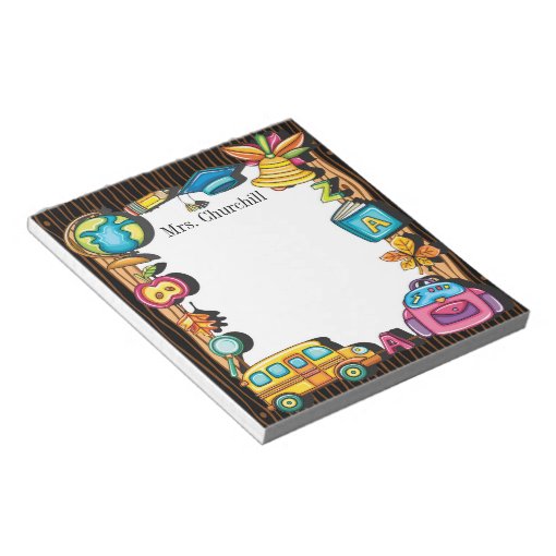 School Note Pad | Zazzle