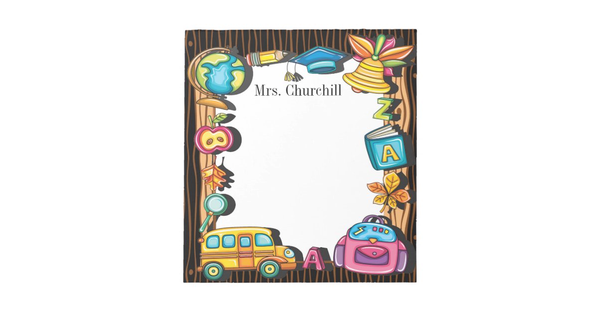 School Note Pad | Zazzle