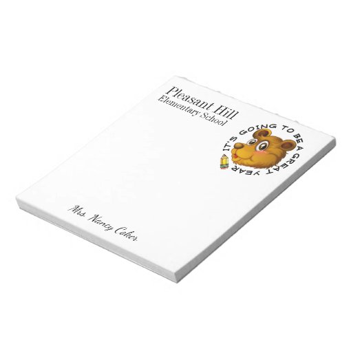 School Note Pad | Zazzle