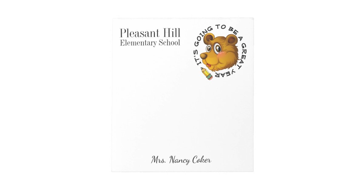 School Note Pad | Zazzle