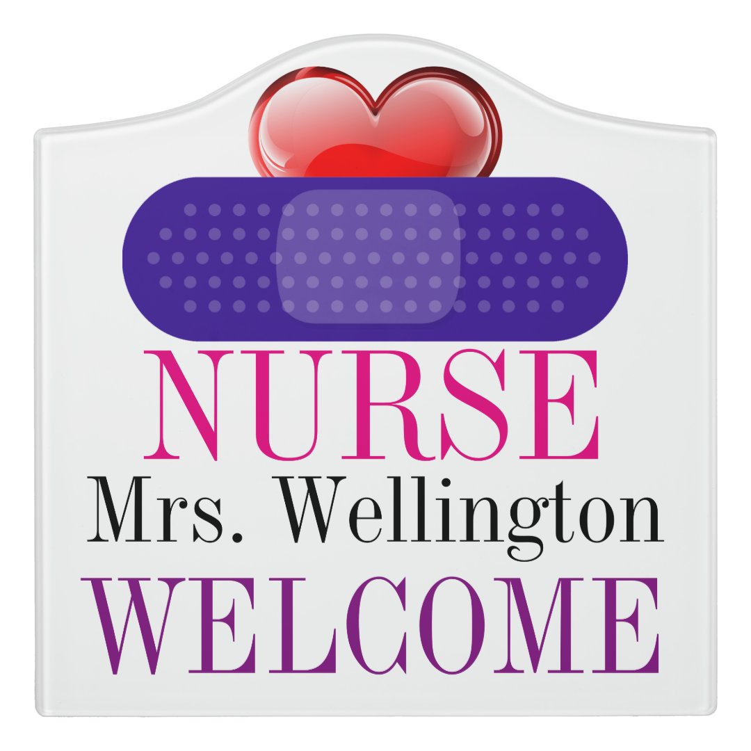 School Nurse Classroom Door Sign | Zazzle