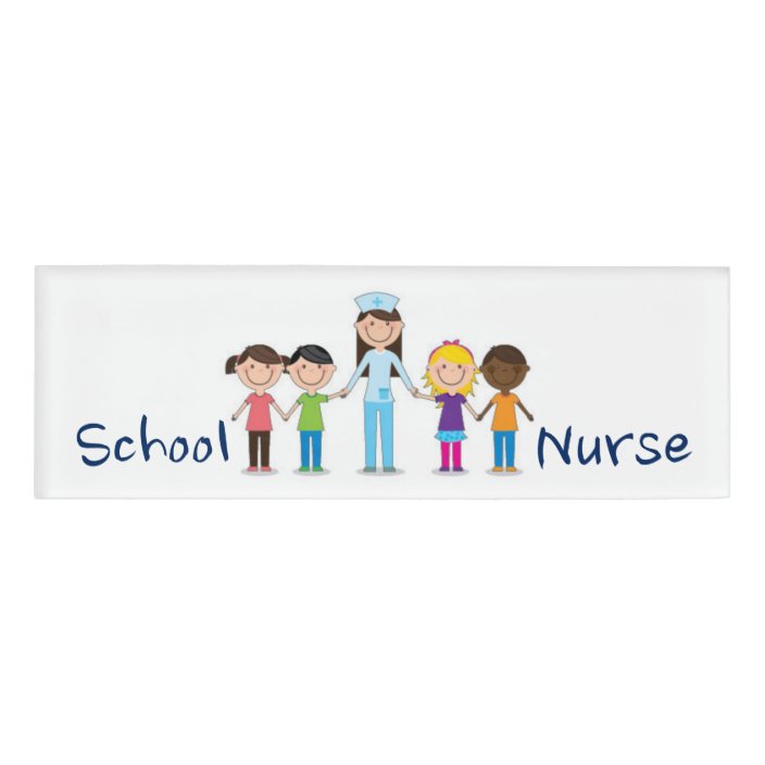 School Nurse Name Tag | Zazzle.com