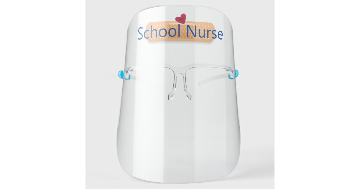 School Nurse Protective Face Shield | Zazzle