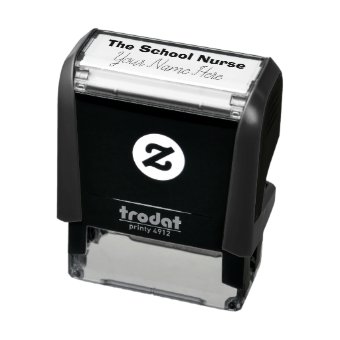 School Nurse Signature Self-inking Stamp | Zazzle
