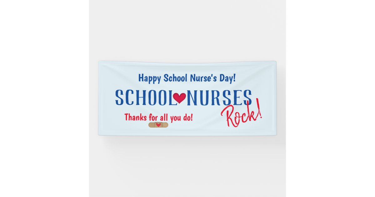 School Nurse's Day Banner | Zazzle