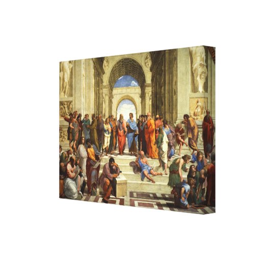 School Of Athens Painting Canvas Print | Zazzle