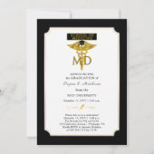 School of Medicine Doctor | Physician Graduation Invitation | Zazzle