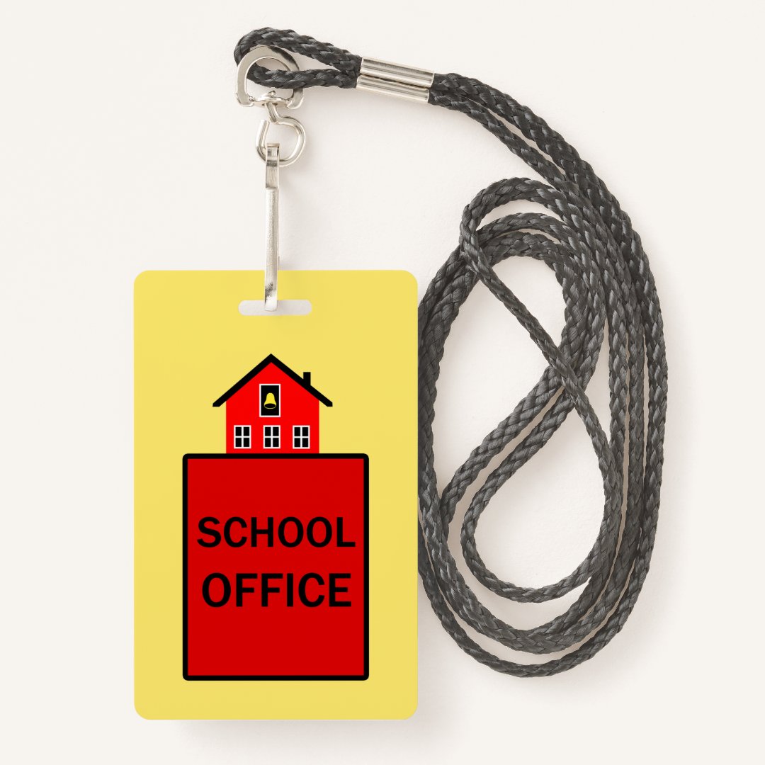 School Office Hall Pass Badge | Zazzle