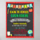 School Open House event template Poster | Zazzle