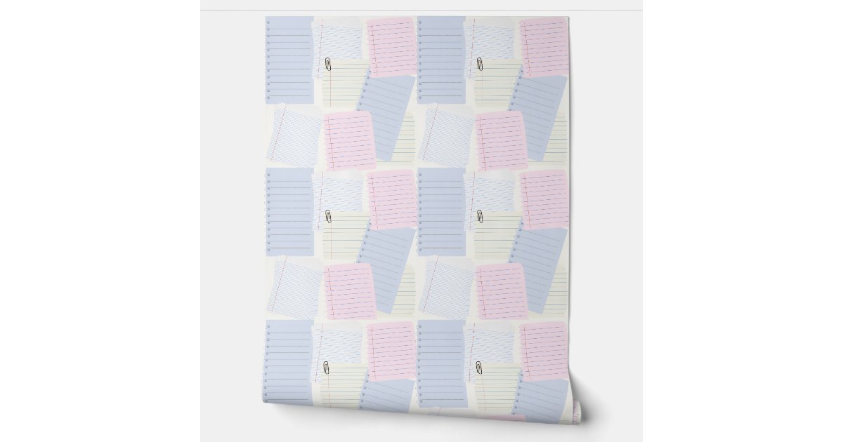 School Papers Collage Wallpaper | Zazzle