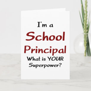 School Principal Cards | Zazzle