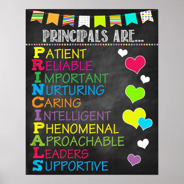 School Principal Poster | Zazzle