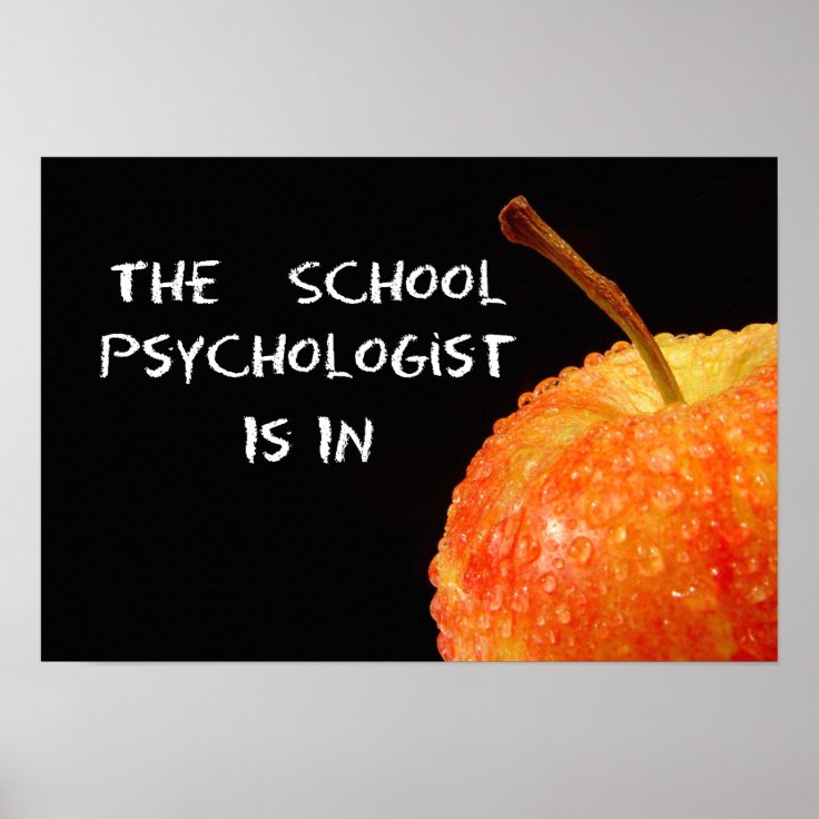 School Psychologist Door Poster | Zazzle