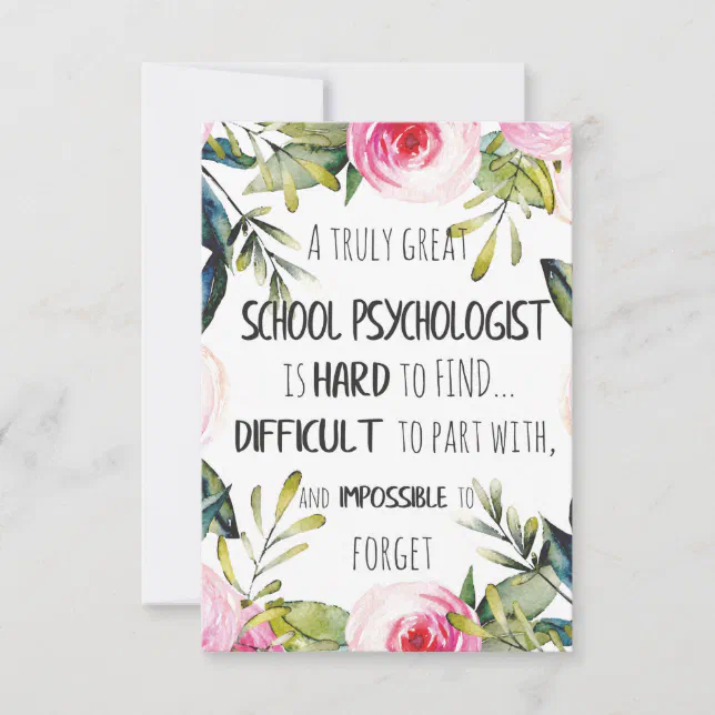 School Psychologist Office decor Appreciation Gift | Zazzle