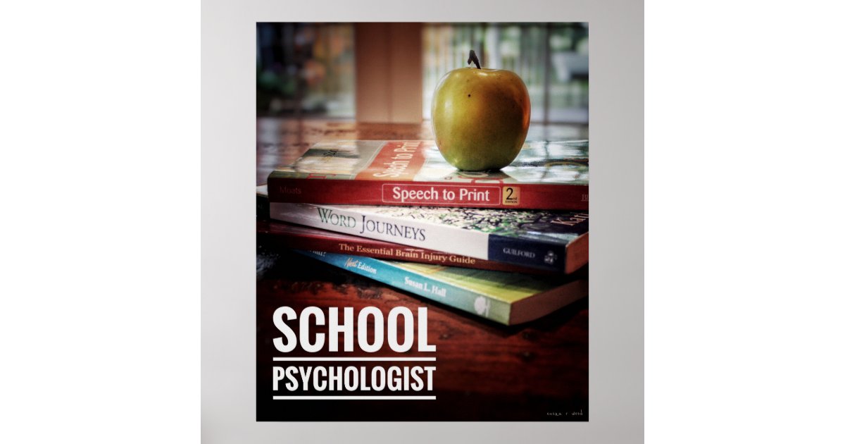 School Psychologist Office Poster Print | Zazzle
