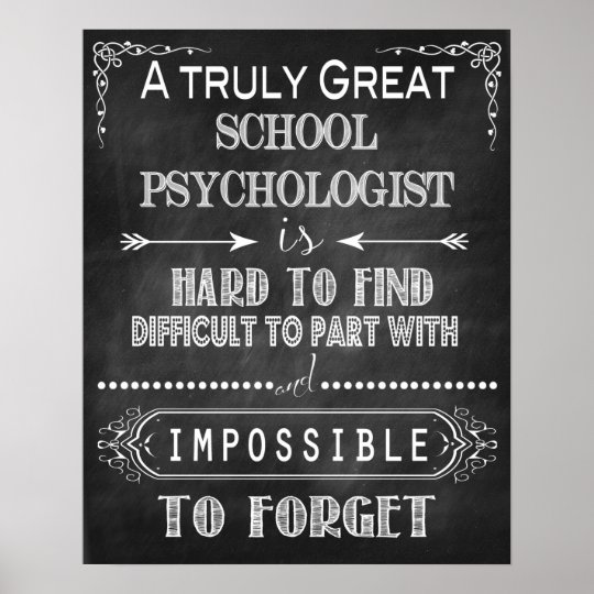 School Psychologist Poster | Zazzle.com