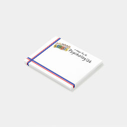 SCHOOL Psychologist's Sticky Notes | Zazzle