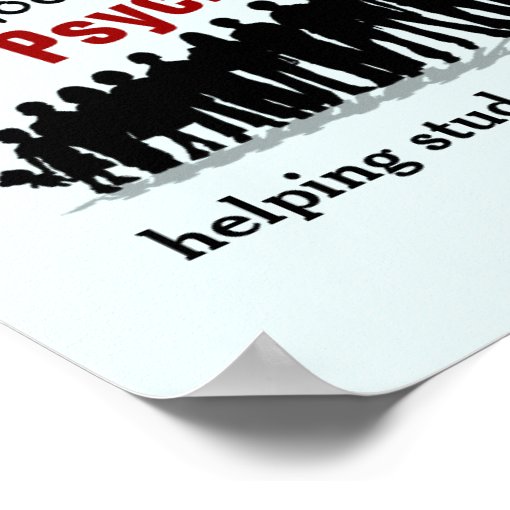 School Psychology: Helping All Students (Poster) Poster | Zazzle