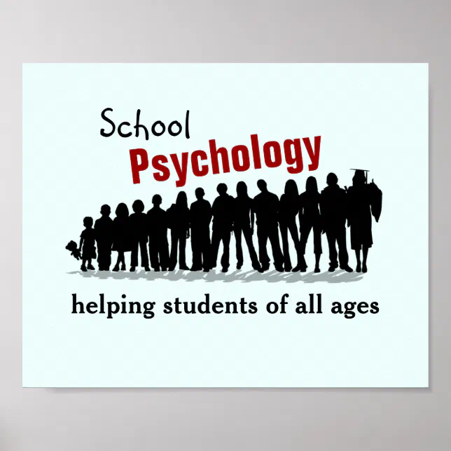School Psychology: Helping All Students (Poster) Poster | Zazzle